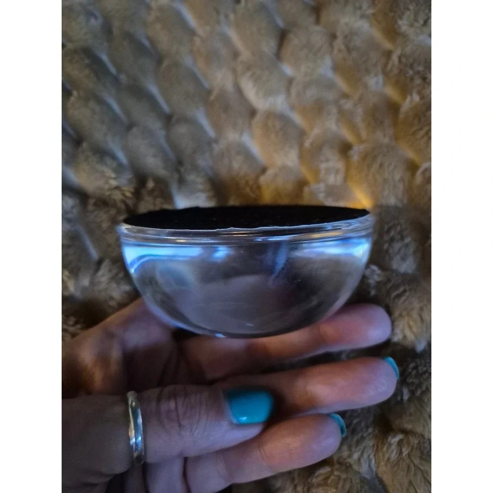 Accents | Vintage Heavy Glass Floral Paperweight Stained Glass Tiffany ...